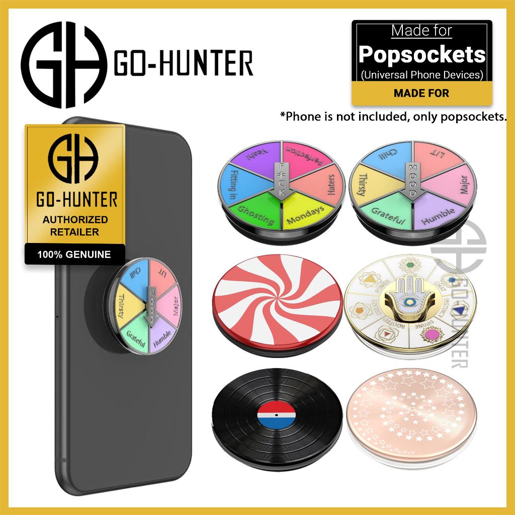 PopSockets PopGrip Luxe Swappable - Enamel Spinner / Backspin | Shopee ...