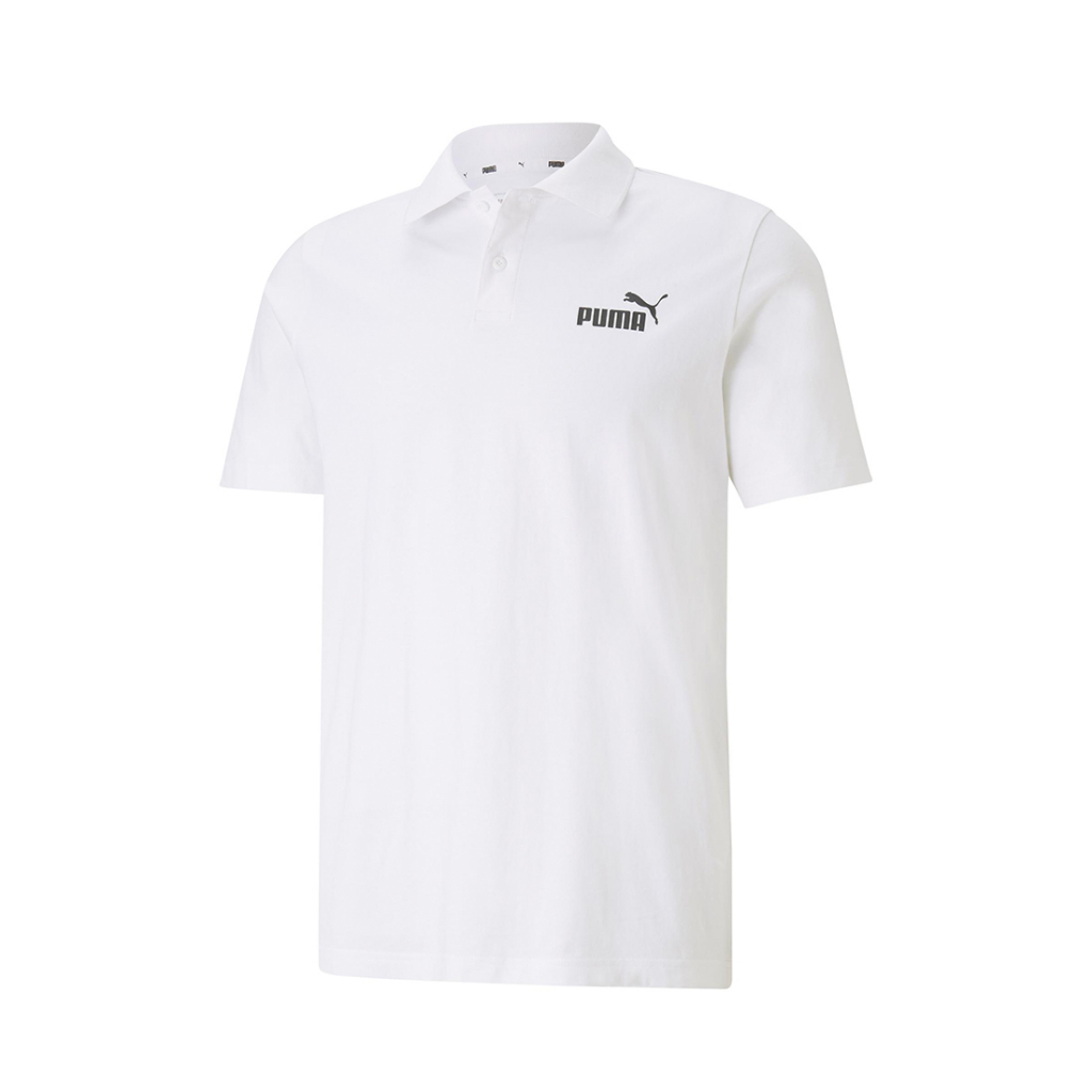 PUMA ESSENTIALS MEN'S POLO SHIRT WHITE | Shopee Malaysia