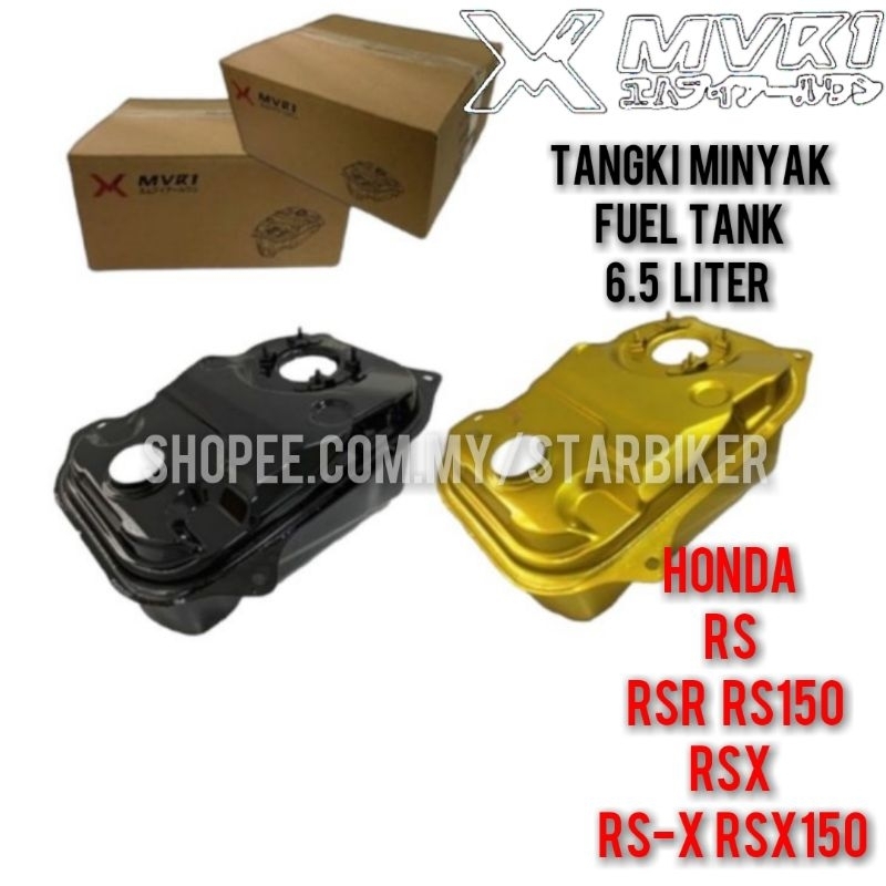 HONDA RS150 RSX 150 TANGKI MINYAK 6.5 LITER MVR1 FUEL TANK 6.5 LITER ...