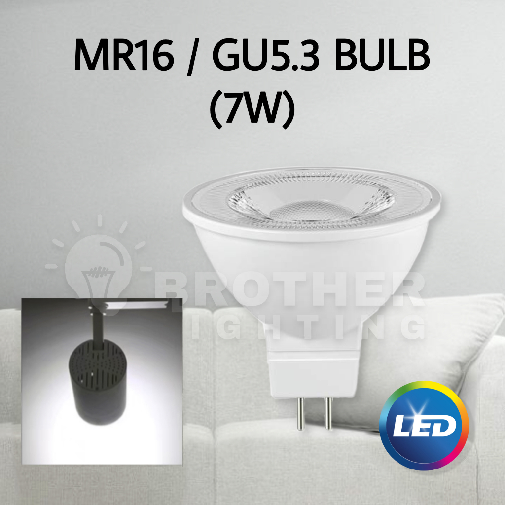 [SIRIM] LED Eyeball Light GU10 MR16 Spotlight Bulb Ceiling Lighting ...