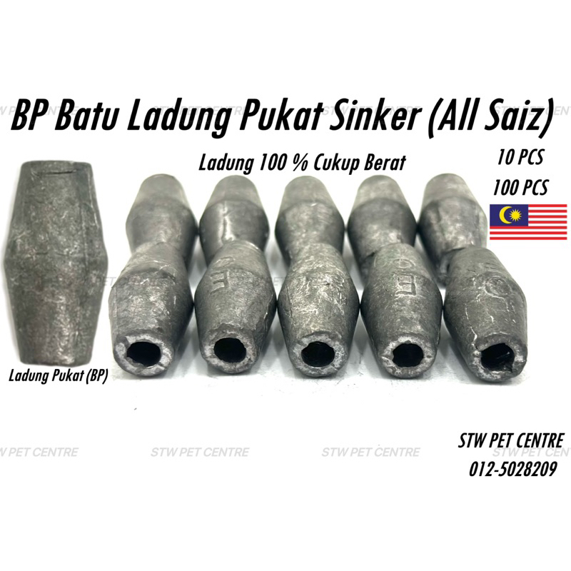 BP Batu Ladung Pukat Sinker Batu Timah Timah Batu Ladung Pancing Laut ...