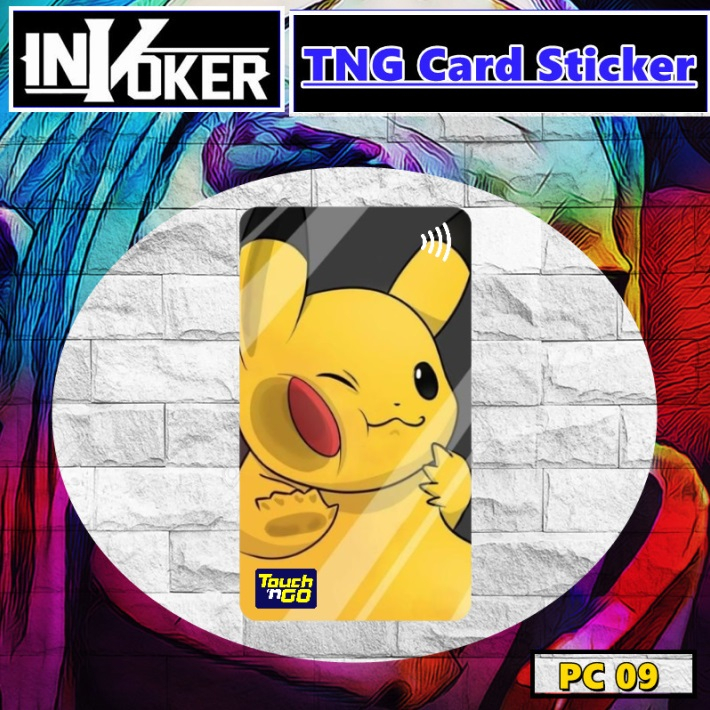 Pikachu - Touch n Go Card Sticker Cover (Waterproof, High Quality ...