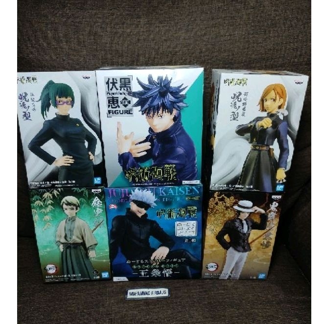 ANIME Figure ORIGINAL JJK Demon Slayer Megumi Maki Muzan Nobara Toy ...