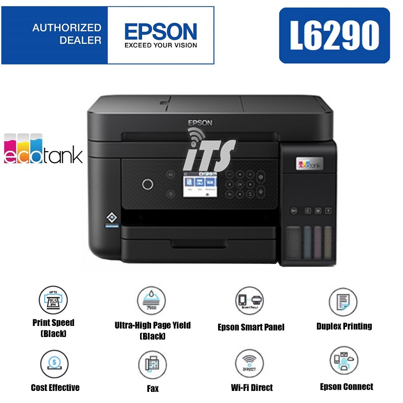 Epson L6290 Wi-Fi Duplex All-in-One Ink Tank Printer with ADF & Fax ...