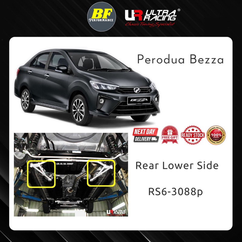 Ultra Racing Safety Bar Perodua Bezza Rear Lower Side Rear Lower Arm ...