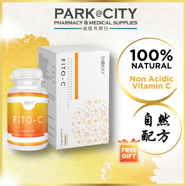 [ FREE GIFT ] BIOBAY Vitamin C Fito-C 60s Natural Vitamin C Acerola ...