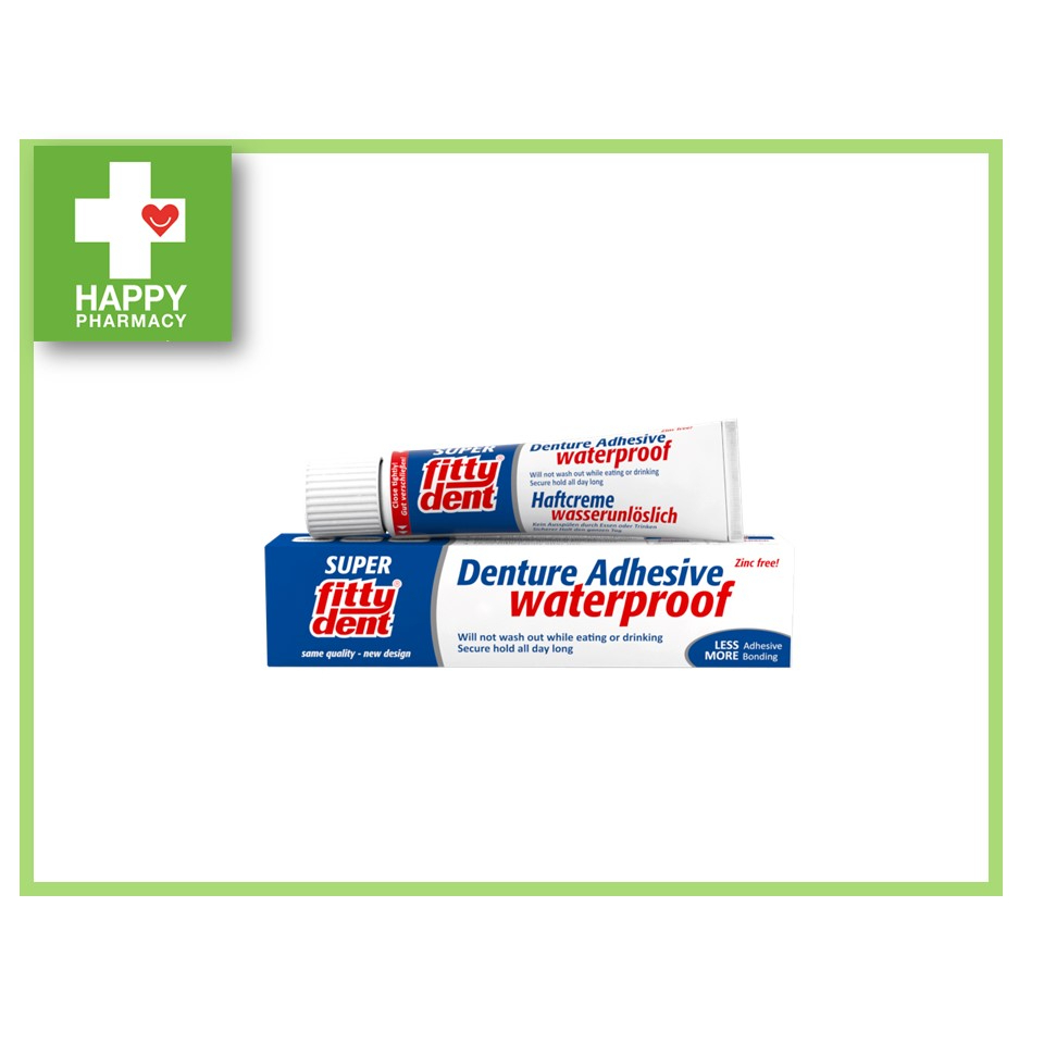Fitty Dent Denture Adhesive Waterproof 40g | Shopee Malaysia