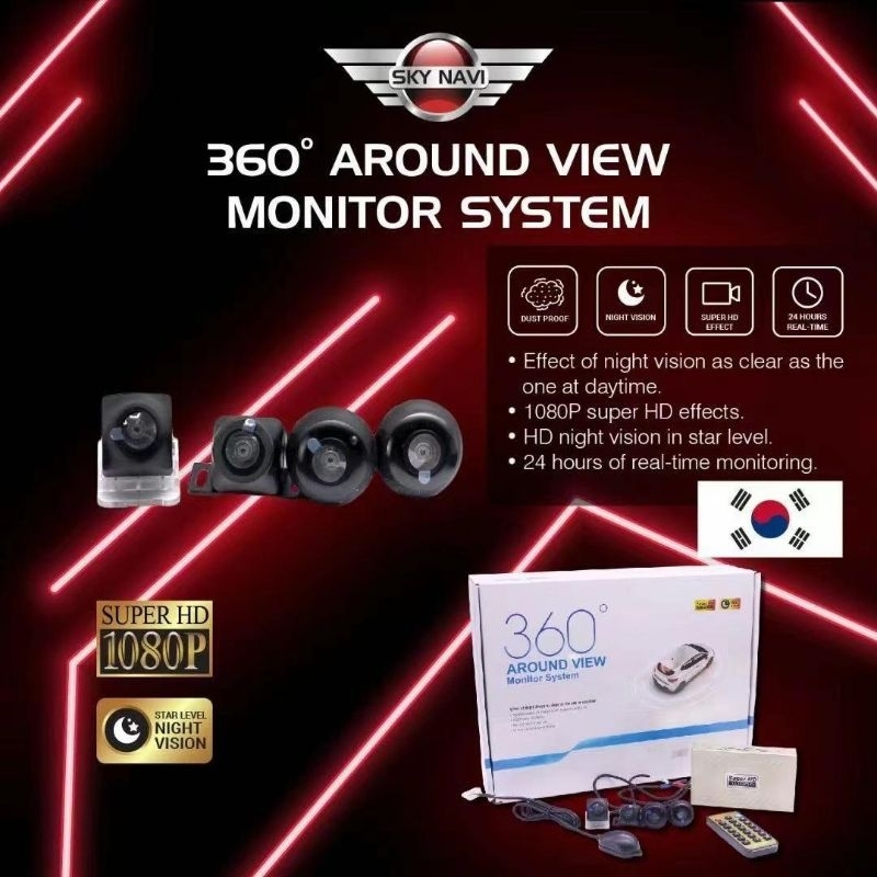 💥🔥💯360 Around View Monitor Car Camera 2D system🔥🔥🔥💯💥💥 | Shopee Malaysia