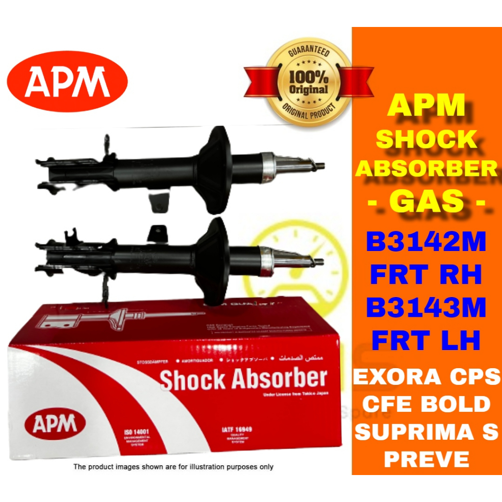 ( 100% ORIGINAL APM ) GAS SHOCK ABSORBER FR EXORA CPS CFE BOLD SUPRIMA ...