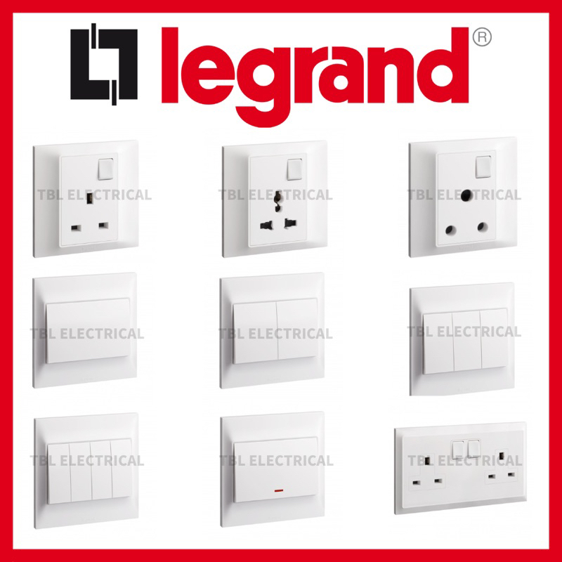 LEGRAND Belanko S Series 13A Switch Socket Outlet & Switches / Soket ...
