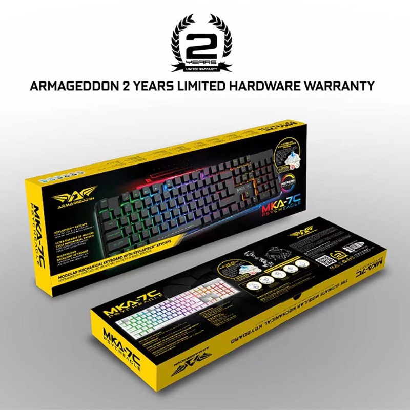 Armageddon MKA-7C Mechanical Keyboard | Shopee Malaysia
