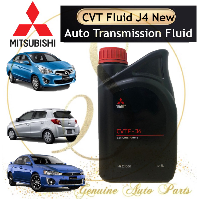 (100% ORIGINAL) Mitsubishi ATF CVT J4 J 4 Auto Transmission Fluid 1L ...