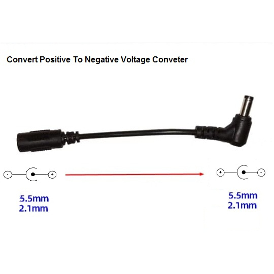 Convert Voltage Adapter 5.5 mm x 2.1mm 5.5mm 2.1mm Centre Negative to ...