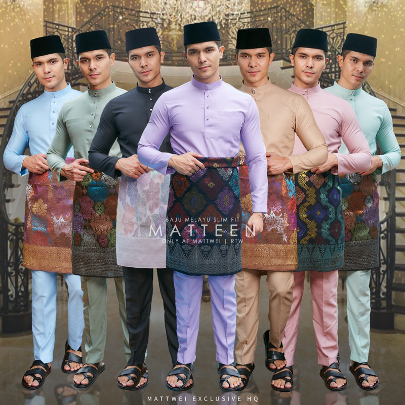 Baju Melayu MATTEEN Modern Slimfit 1st Album | Shopee Malaysia