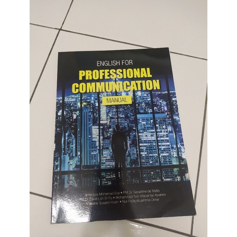 ENGLISH FOR PROFESSIONAL COMMUNICATION (MANUAL) | Shopee Malaysia