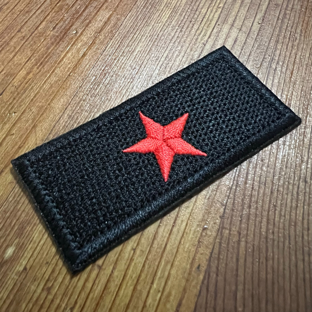 Patch Red Star Embroidered (3cm x 7cm) | Shopee Malaysia