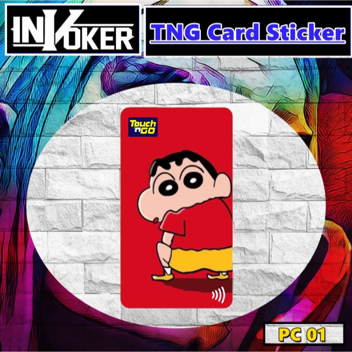 Crayon Shin Chan - Touch n Go Card Sticker Cover (Waterproof, High Quality) , TNG CARD Sticker ...