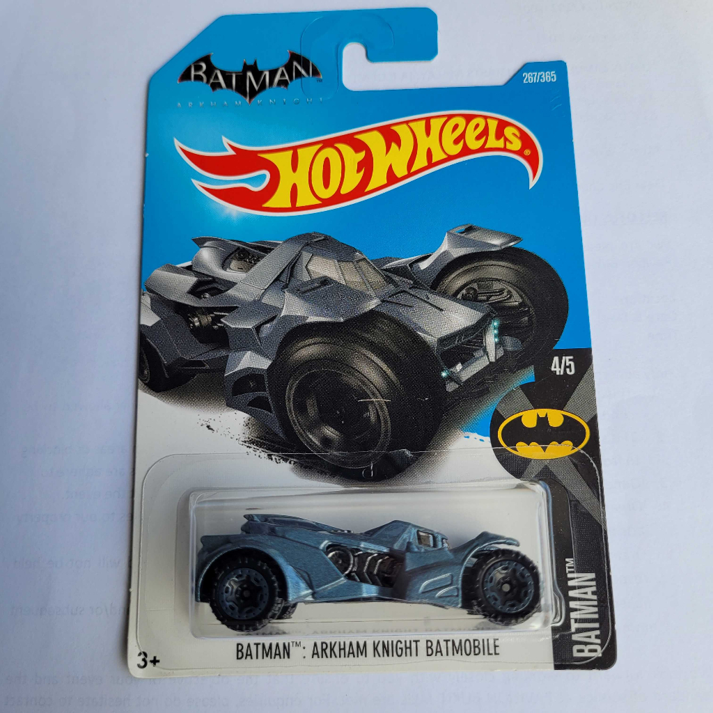 Hot Wheels Batman : Arkham Knight Batmobile | BATMAN | Blue Grey | 1:64 ...
