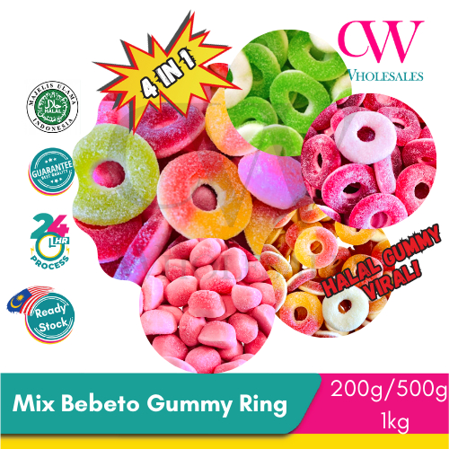 Halal Mix Gummy Turkey Viral 200g 500g 1kg Per Pack | Shopee Malaysia