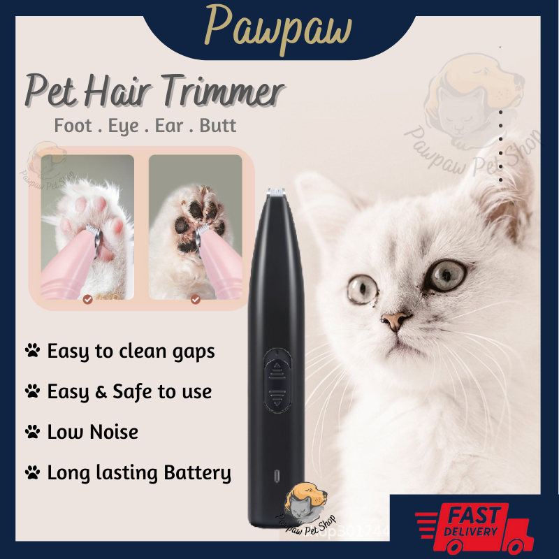 Pawpaw Cat Dog Pet Foot Hair Trimmer Shaver Clipper Cutter Machine ...