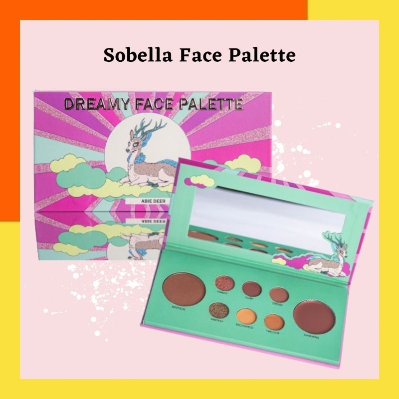 Sobella Face Palette Abie Deer Eyeshadow Blusher | Shopee Malaysia
