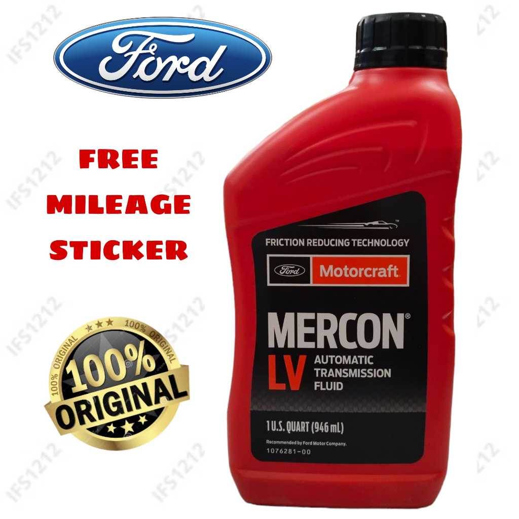 🇲🇾ORI NEW🔥 FORD AUTO OIL 1L MERCON LV RANGER T6 T7 MAZDA BT50 KUGA 2.2 ...