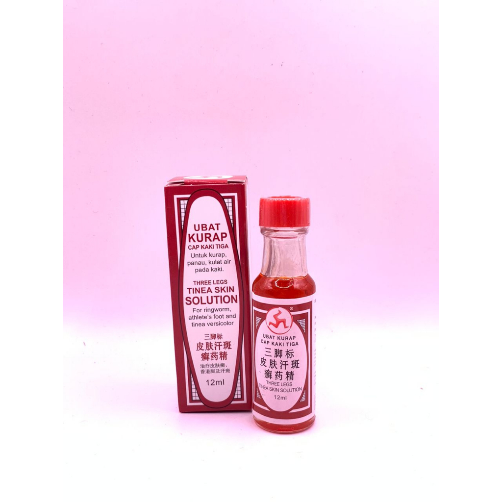 3 LEGS TINEA SKIN SOLUTION 12ML | Shopee Malaysia