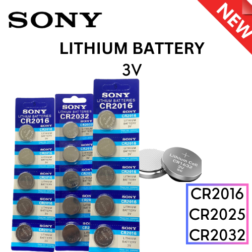 SONY CMOS LITHIUM BATTERIES CR2016/2025/2032 | Shopee Malaysia
