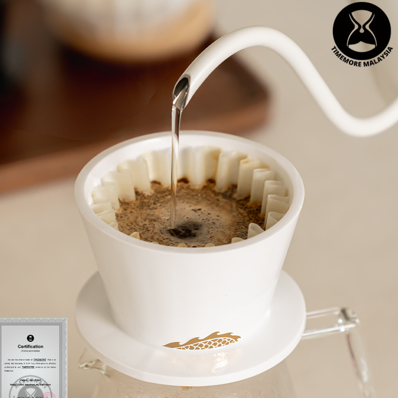 Timemore - Ceramic Crystal Eye B75 Dripper Cake shape Coffee Dripper 泰摩 ...
