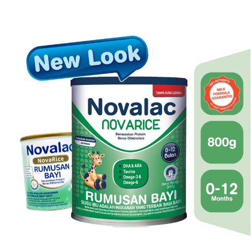 Novalac Novarice 0-12Bulan 800g | Shopee Malaysia