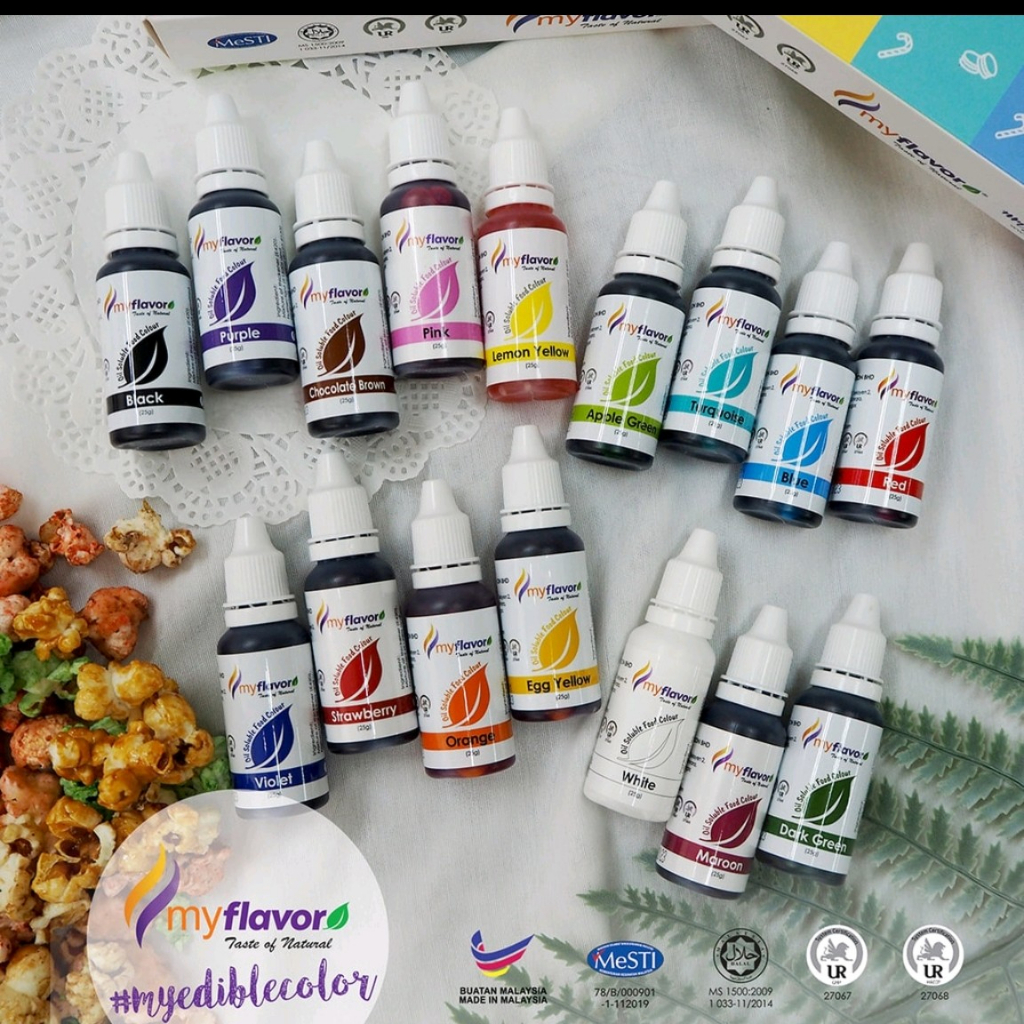 Myflavor Edible Gel Color/Food Coloring | Shopee Malaysia