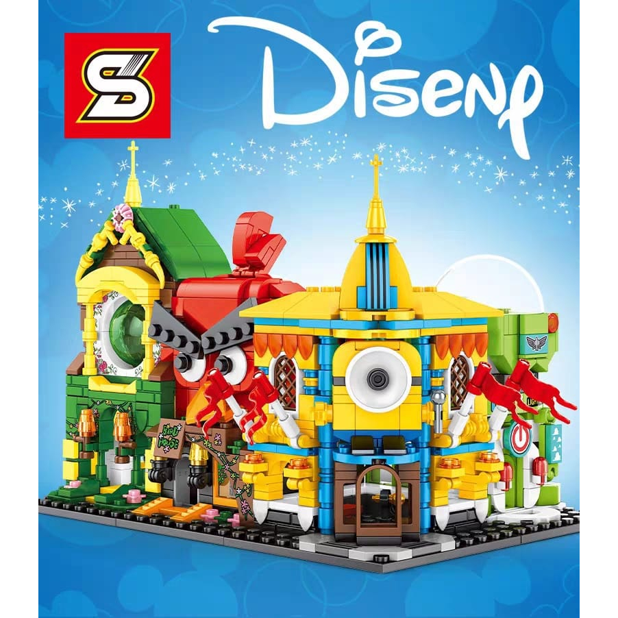SY BLOCK DISNEY BIRD SHOP/TOYS ROOM/MAGIC FOREST HOUSE/MUSIC BAR ...