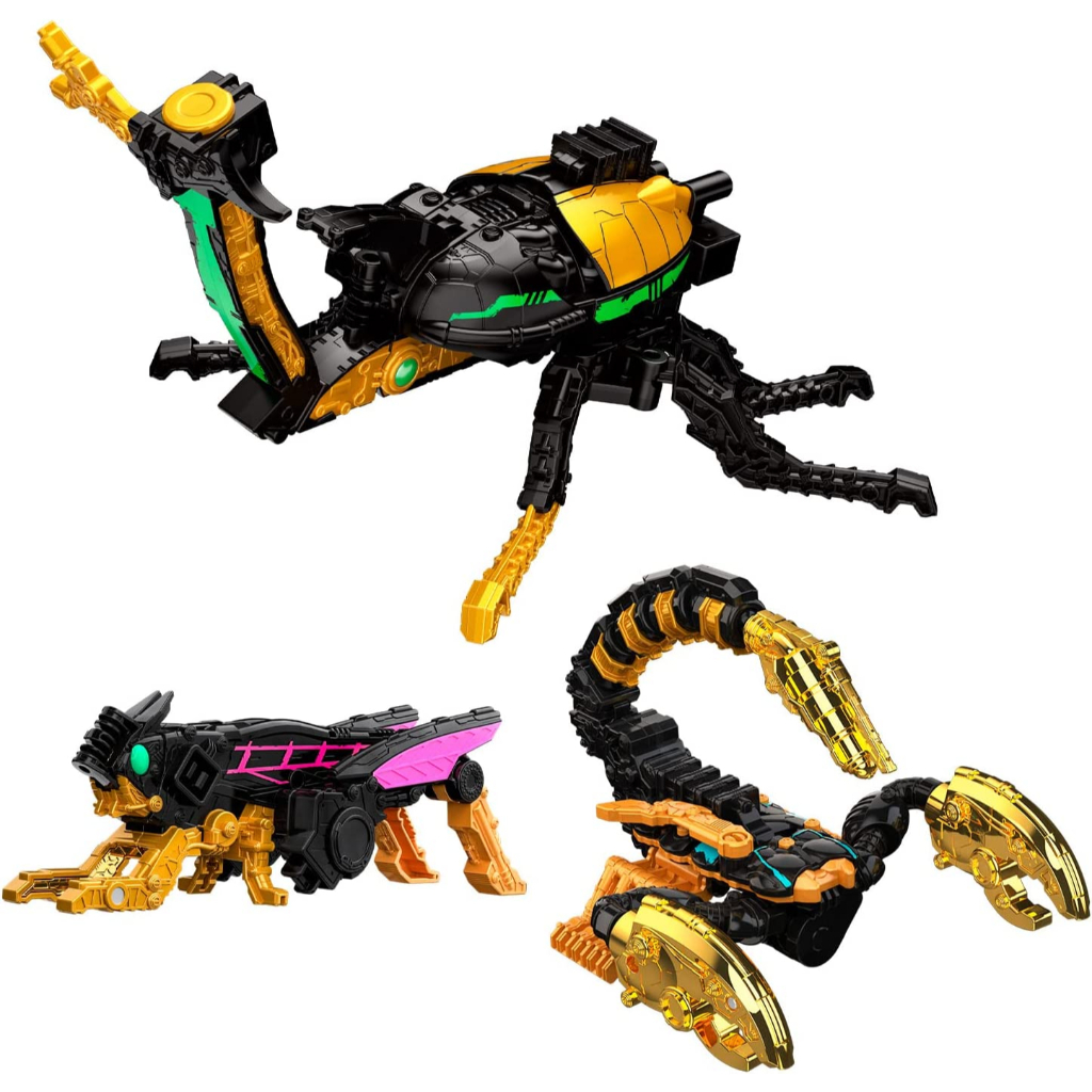 Bandai Ohsama Sentai King-Ohger DX 3 Large Shugod Set God Kabuto God ...