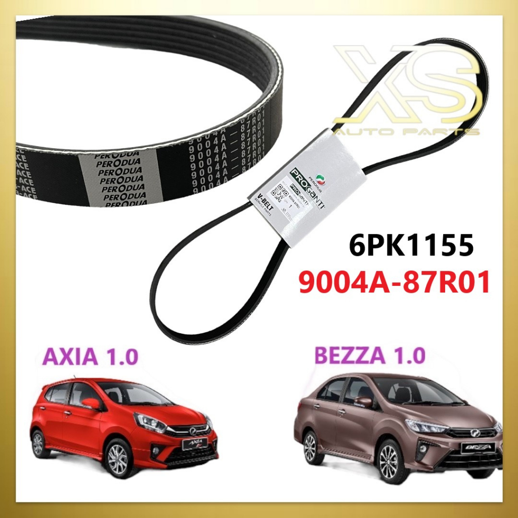 ( 100% ORIGINAL ) PERODUA AXIA BEZZA 1.0 FAN BELT ( 6PK1155 ) ( 9004A ...
