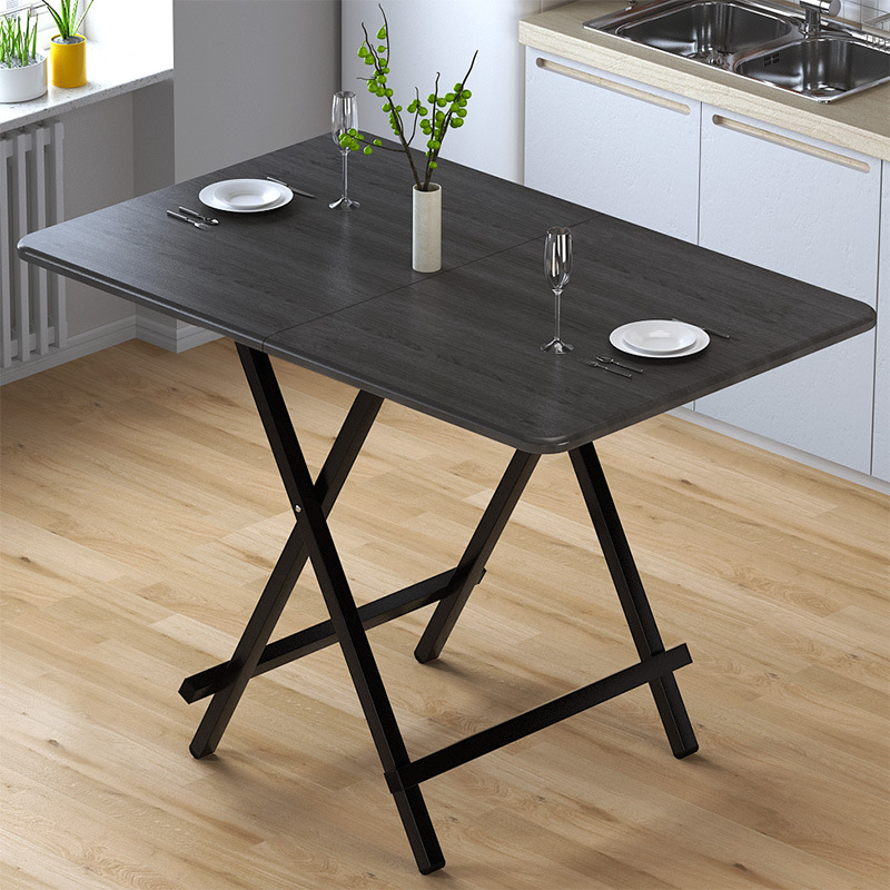 Foldable Long Dining Table Computer Table Hostel Living Room Table ...