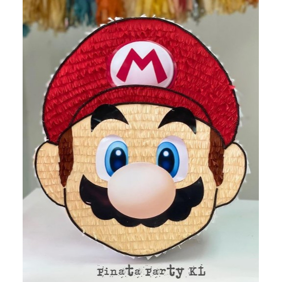 Premium Super Mario Face Pinata | Shopee Malaysia