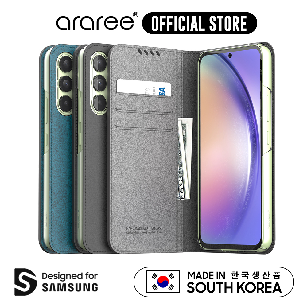 Araree Samsung Galaxy A54 Mustang Diary Flip Handmade Practical Card ...