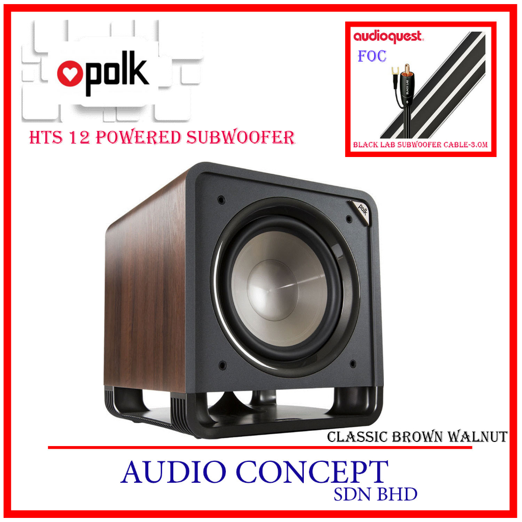 Polk Audio HTS 12" Powered Subwoofer (New)+Free Gift | Shopee Malaysia