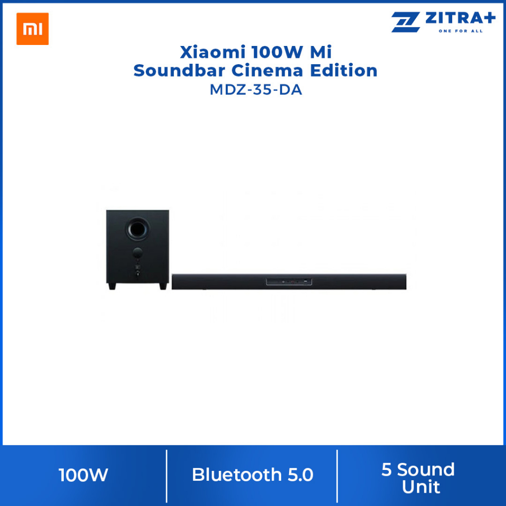 Xiaomi 100W Mi Soundbar Cinema Edition MDZ-35-DA | Subwoofer Bass ...