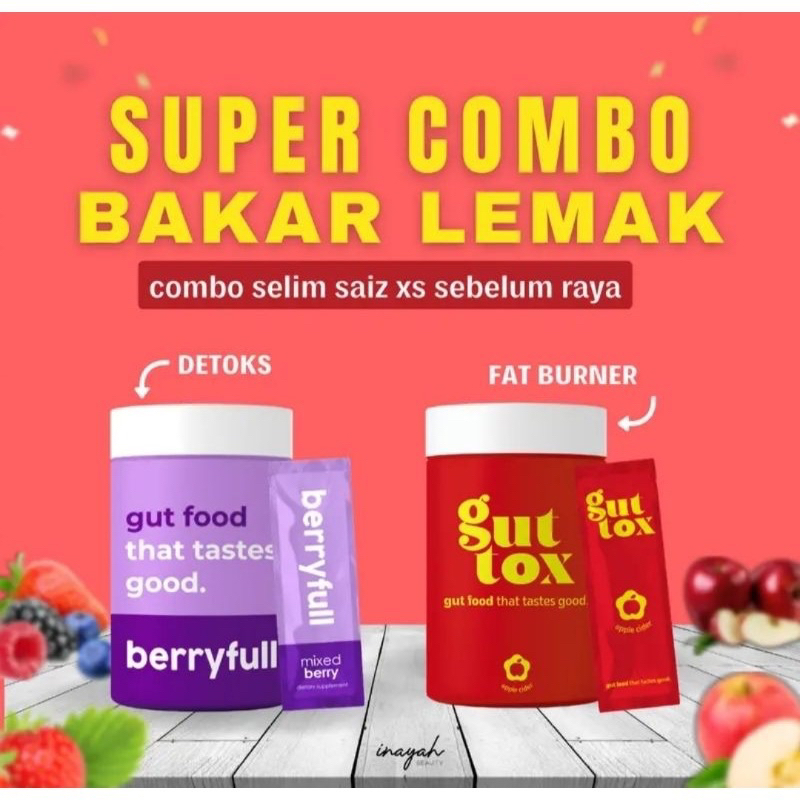 BERRYFULL GUTTOX Original HQ Inayah Beauty | Shopee Malaysia