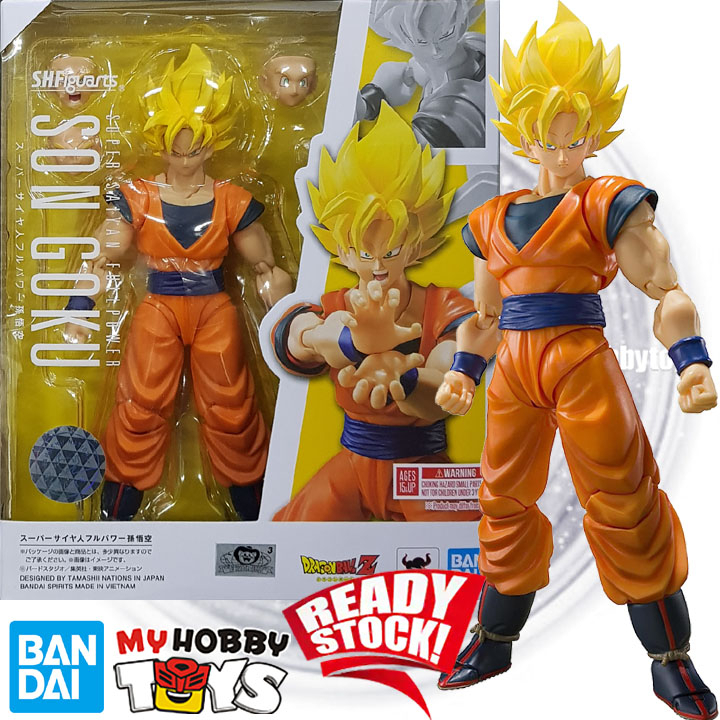 Bandai Spirits S.H.Figuarts Dragon Ball Z - SHF Son Goku Super Saiyan ...