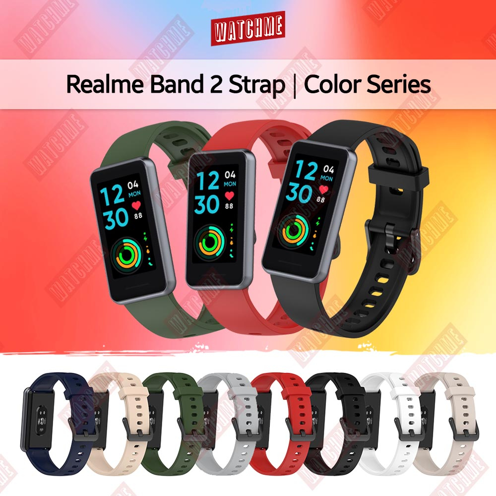 Realme Band 2 Strap, Color Series (8 Colorful Options, Fashionable and ...
