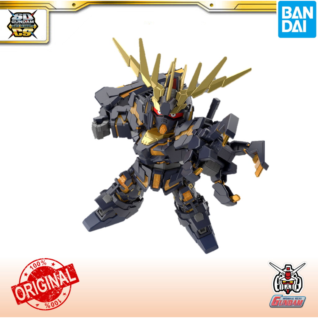 (Ready Stock) Bandai SDCS SD Cross Silhouette Gundam Banshee with ...