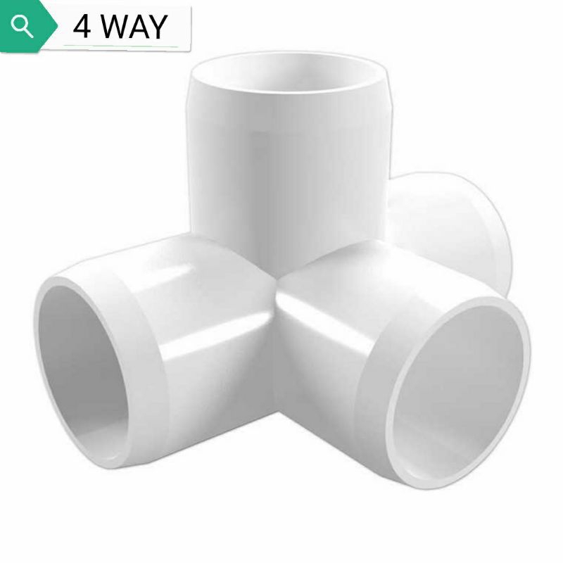 PVC fitting Pipe Joint Connector Penyambung Paip 3/4/5 Way for DIY/Conduit/PVC | Shopee Malaysia