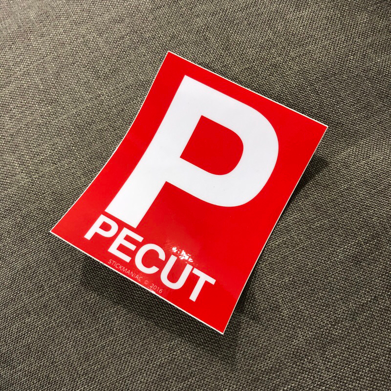 C11 Sticker P Pecut Stickmaniac | Shopee Malaysia