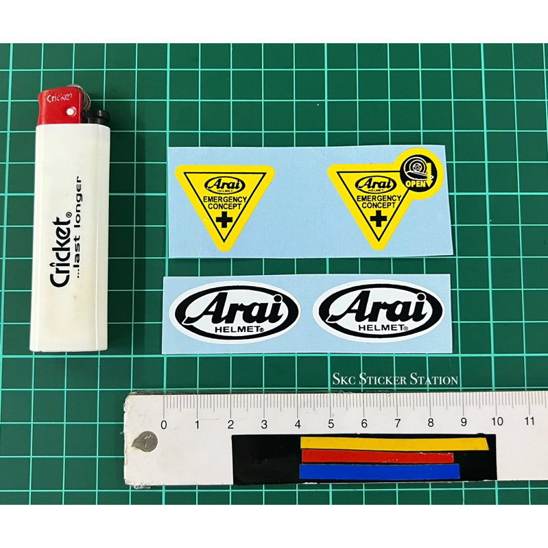 Arai Helmet Emergency Concept Sticker Visor Helmet @rai Sticker ...