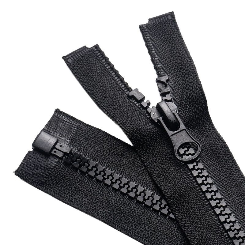 32 Inch ~ 40 inch zip jacket plastic（tiger）/ 5# Vislon Open End Zipper ...