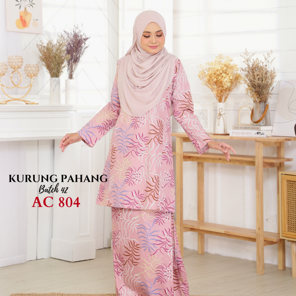 KURUNG PAHANG (BERPESAK DAN KAIN SUSUN TEPI) | Shopee Malaysia
