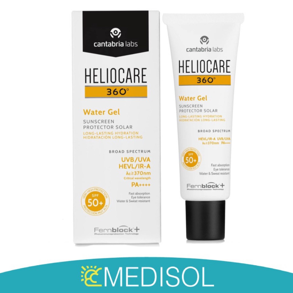 Medisol Heliocare 360 Water Gel (50ml) Sunblock Sunscreen | Shopee Malaysia