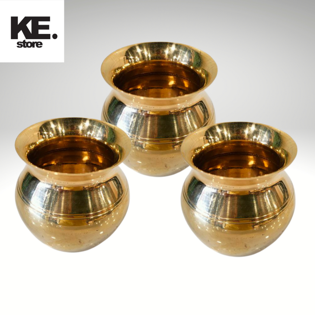 Pure Brass Kalash/ Brass Chombhu/ Pooja/Temple/Prayer Utensil/ Prayers ...
